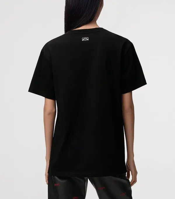 Loewe Cotton-blend Printed T-shirt