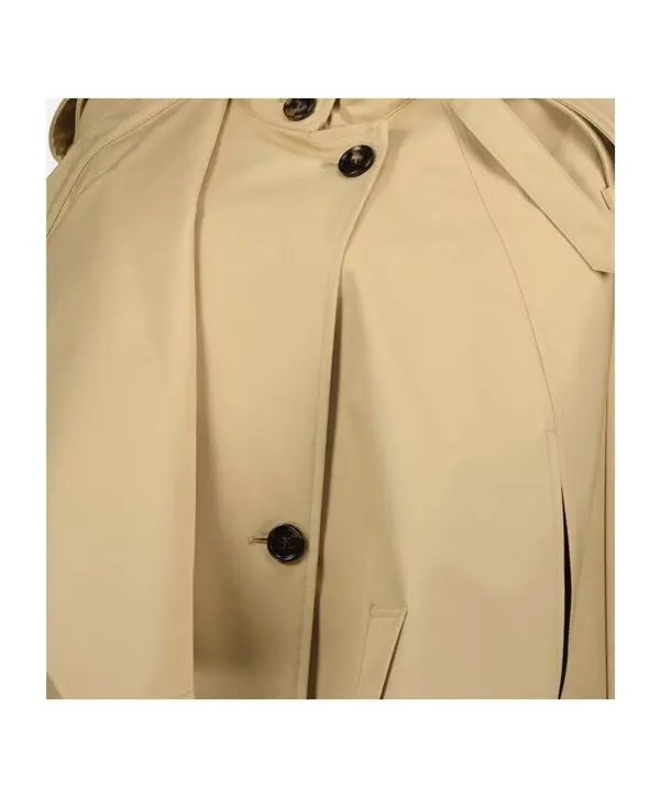 Burberry Double Breasted Short Trench Coat