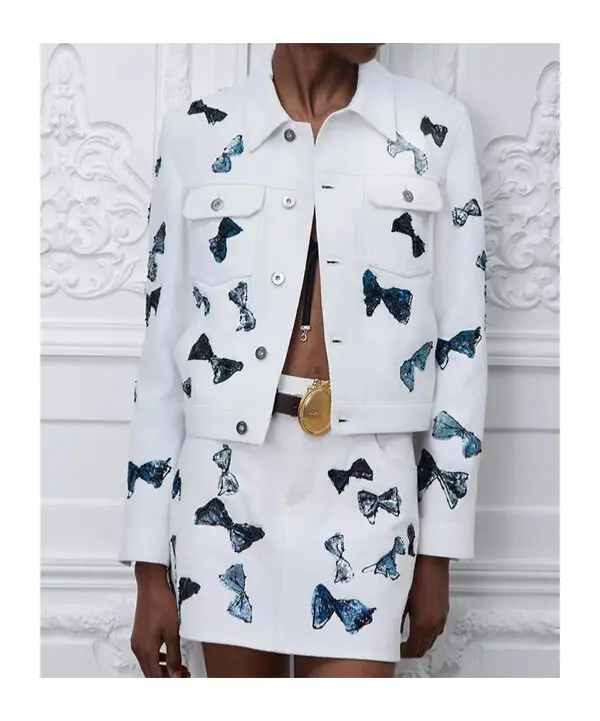Dior Riviera Straight Miniskirt