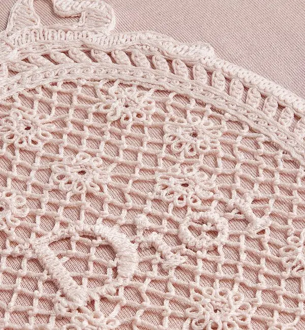 Dior Riviera Médallion Crocheted Short-sleeved Sweater - No