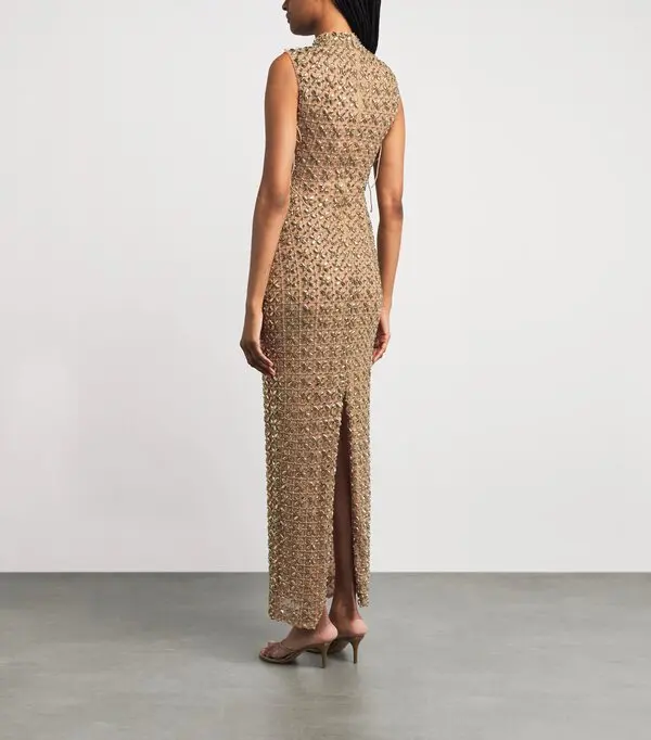 Rachel Gilbert Embellished Indi Gown