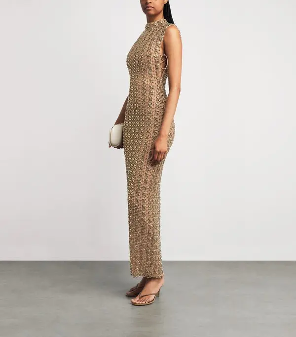 Rachel Gilbert Embellished Indi Gown