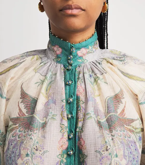 Zimmermann Cotton-silk Indra Blouse