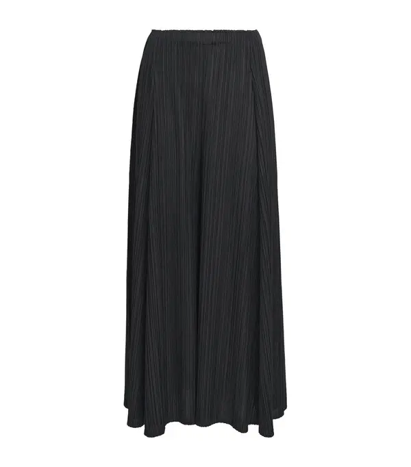 Issey Miyake Mellow Pleats Trousers - Black