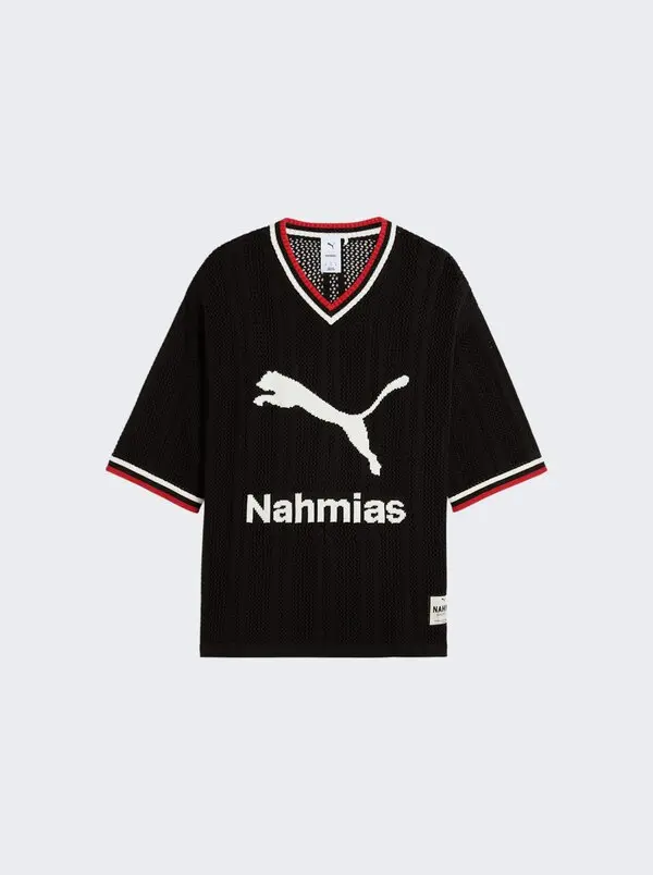 PUMA X Nahmias Knit Jersey Top - Black