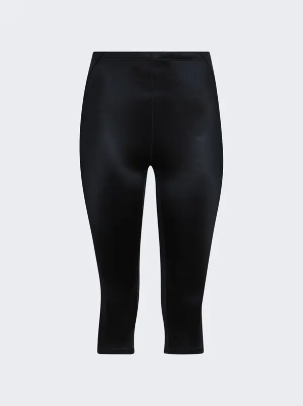 NIKESKIMS Shine Drawcord Crop 17 Legging Obsidian - Black