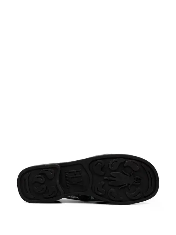 Fly London Leather Sandals With Buckle Fastening
