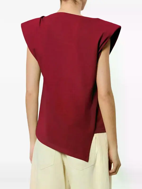 Isabel Marant Étoile Sebani Cotton Jersey T-shirt - Red