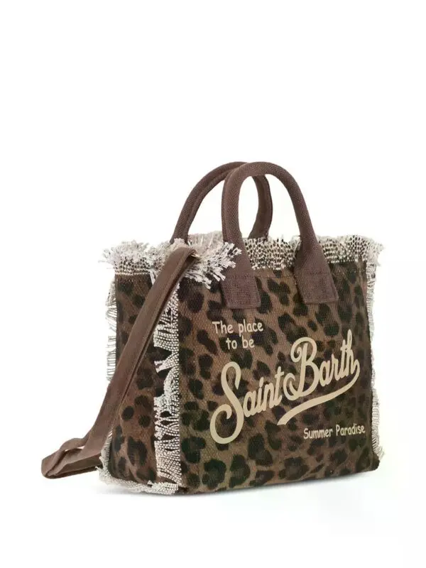 MC2 SAINT BARTH Leopard Print Tote Bag