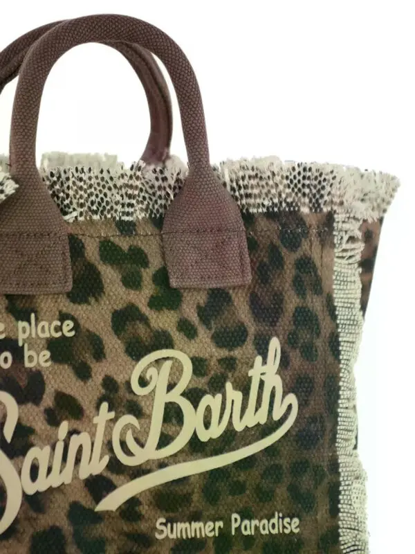 MC2 SAINT BARTH Leopard Print Tote Bag