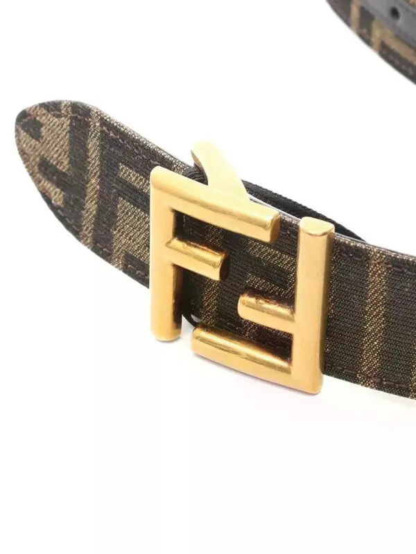 Fendi Ff Monogram Reversible Belt