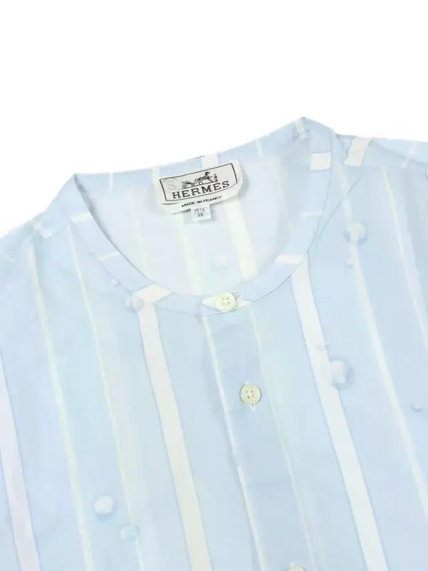 Hermès 2010s Serie Striped Shirt - Blue