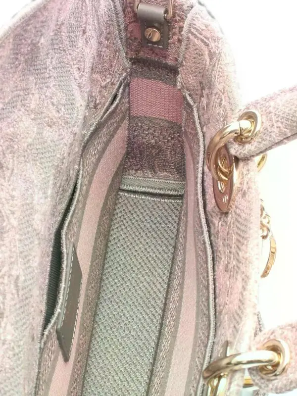 Dior Lady D-joy Canvas Handbag