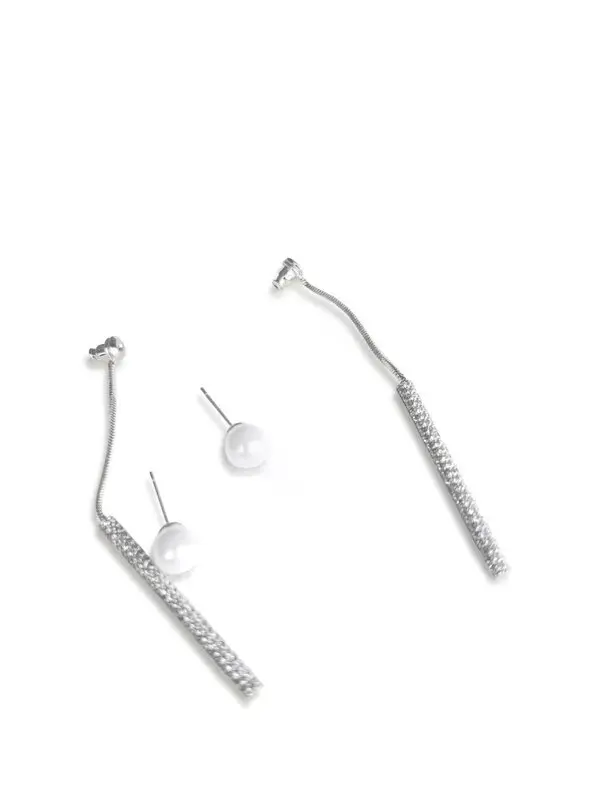 HZMER JEWELLERY Faux-pearl Drop Earrings