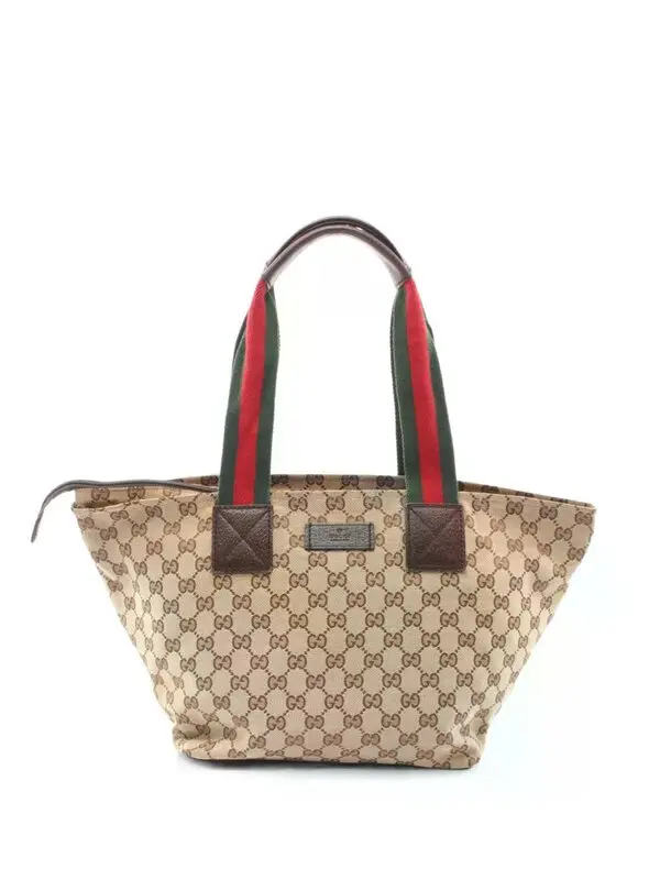 Gucci Gg Canvas Tote Bag - Neutrals