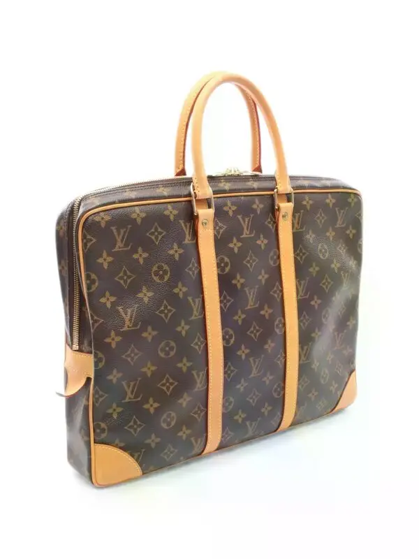 LOUIS VUITTON Monogram Canvas Porte-documents Voyage Briefcase