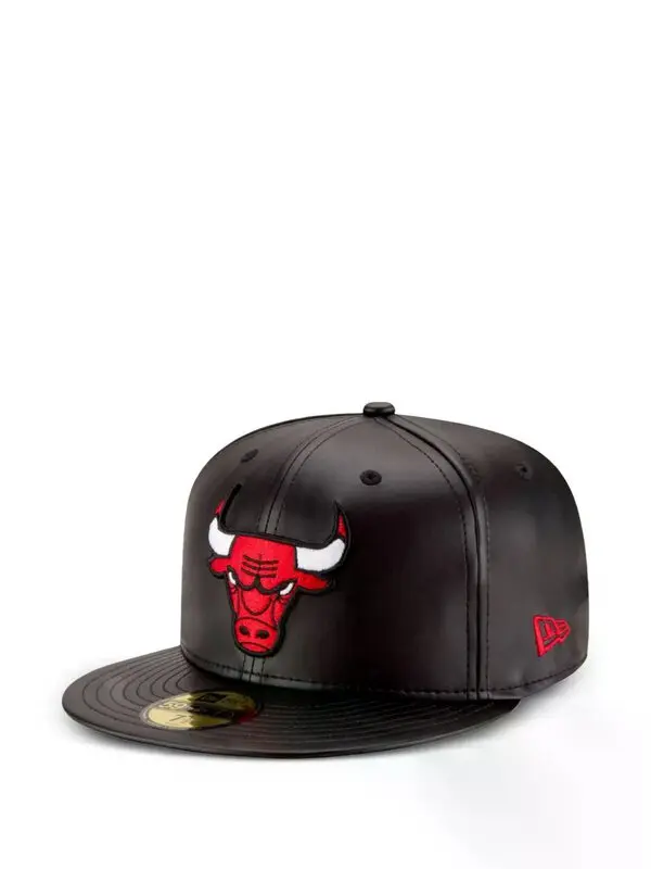 New Era Chicago Bulls Embroidered-logo Cap - Black