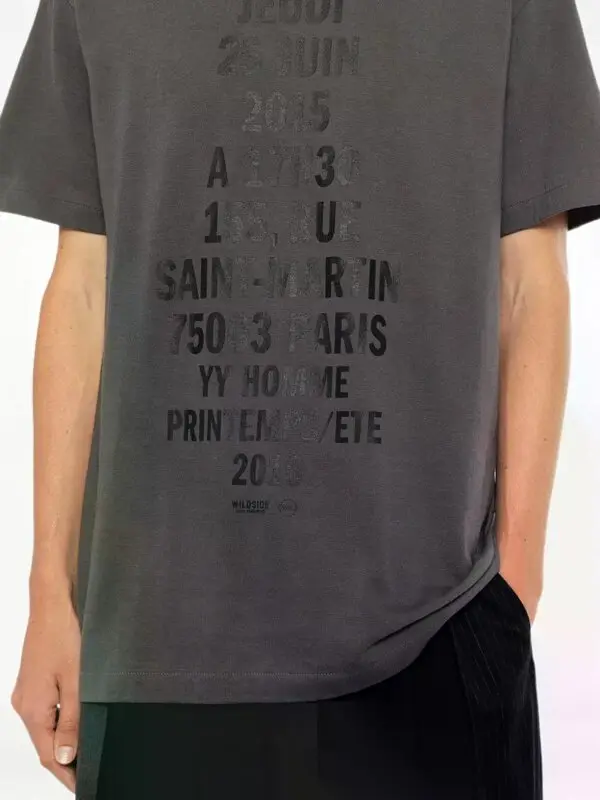Yohji Yamamoto Invitation T-shirt