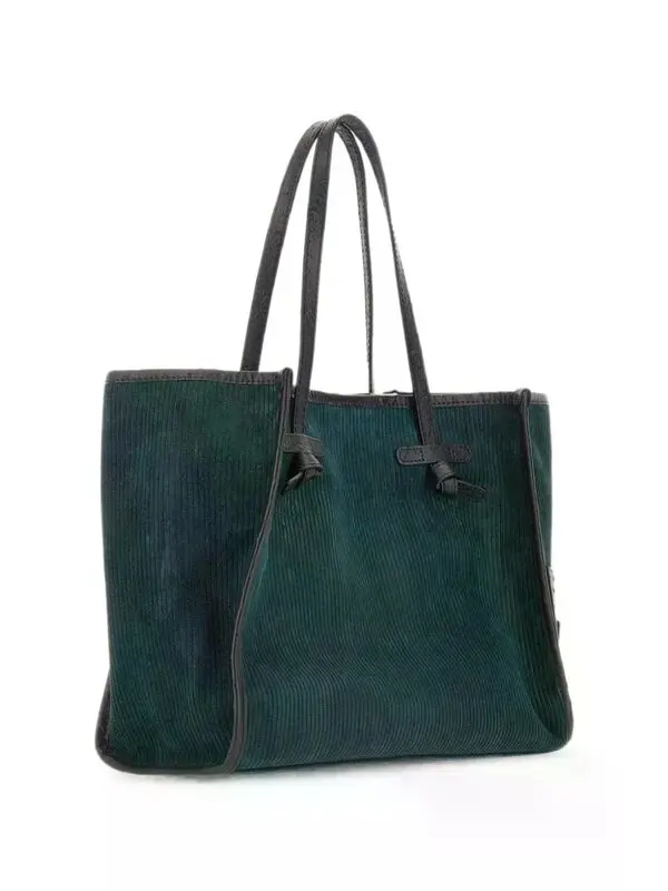 MARCELLA CLUB Ribbed-suede Shoulder Bag