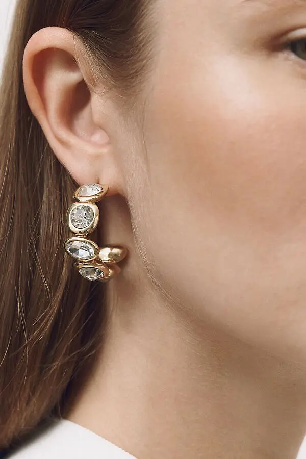 PETIT MOMENTS Sevilla Crystal Hoop Earrings
