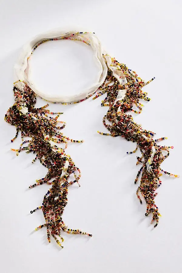 Chan Luu Beaded Skny Scarf