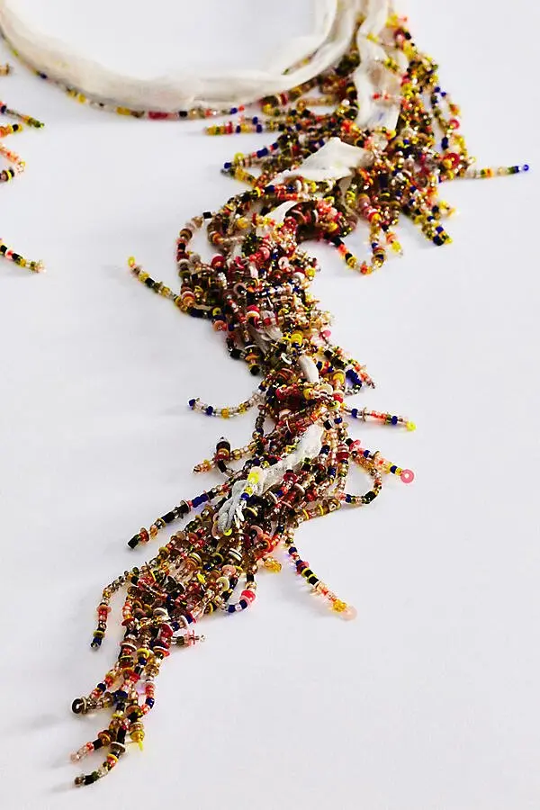 Chan Luu Beaded Skny Scarf