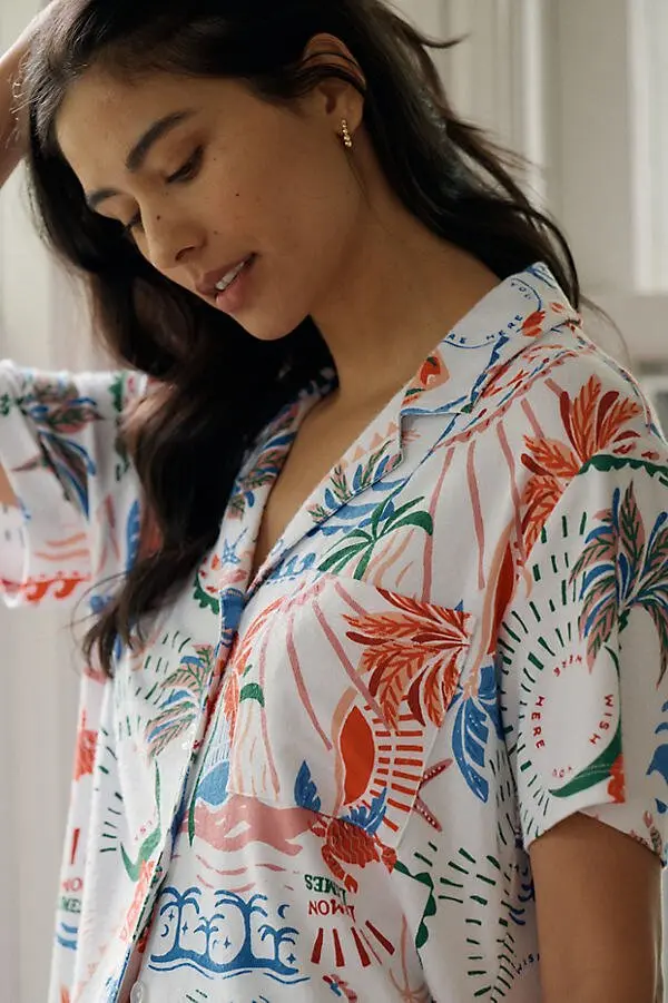 Z Supply Beach Days Getaway Pajama Top