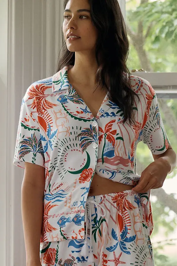 Z Supply Beach Days Getaway Pajama Top
