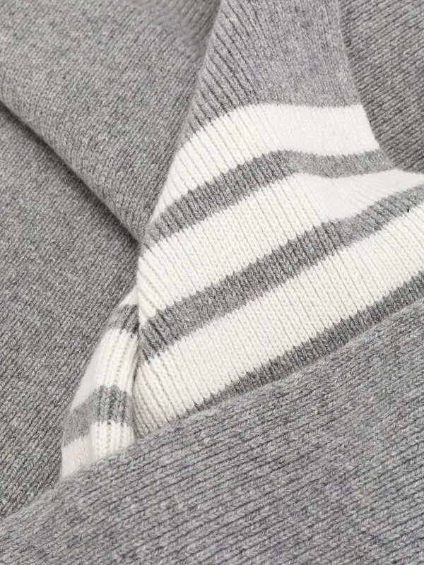 Thom Browne Striped Knit Scarf