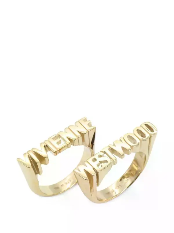 VIVIENNE WESTWOOD Essex Logo Rings