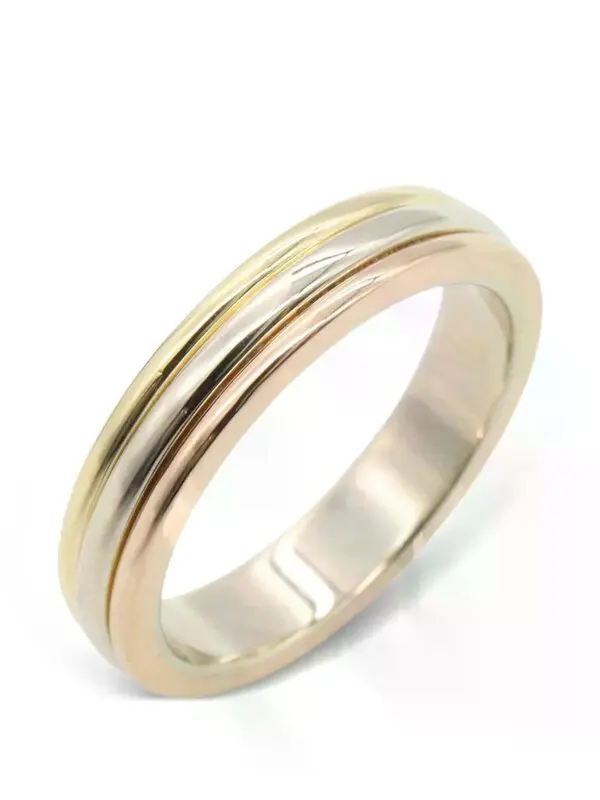 Cartier Vendome Ring In 18kt Tri