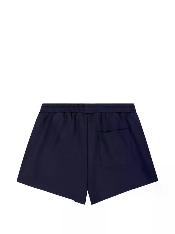 SPORTY & RICH Logo Print Mini Shorts