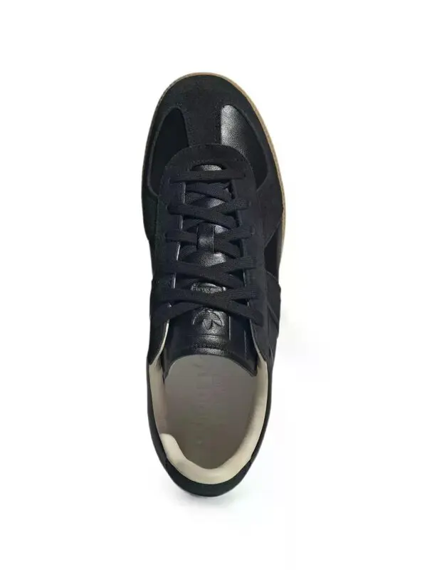 Adidas Bw Army Panelled Leather Sneakers - Black