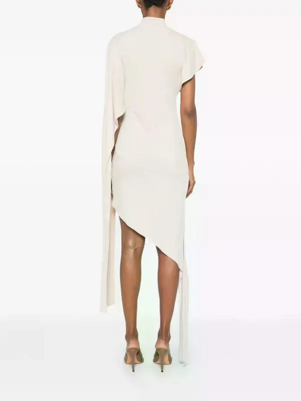 FRANCESCO MURANO Asymmetric High-neck Dress