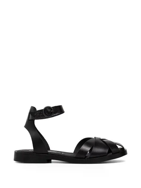 Fly London Leather Buckle-fastening Flat Sandals
