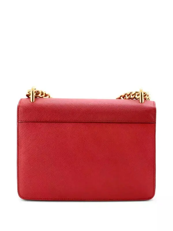Prada Saffiano Leather Chain Flap Bag