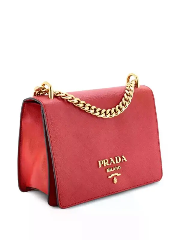 Prada Saffiano Leather Chain Flap Bag