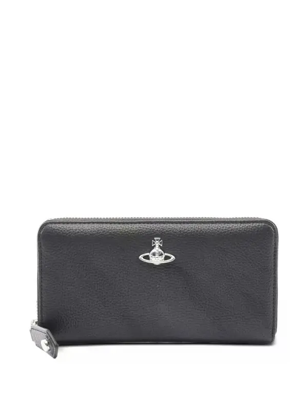 VIVIENNE WESTWOOD Orb Zip-around Wallet - Black