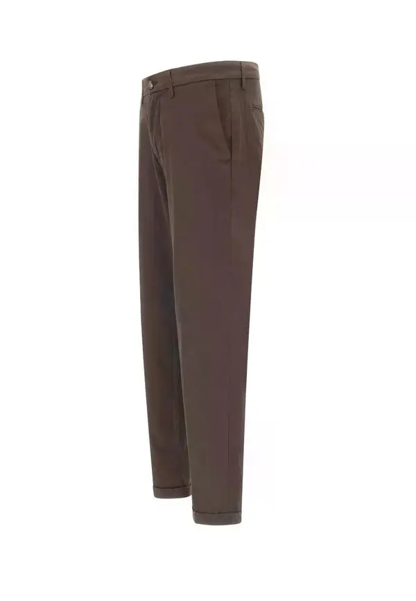 RE-HASH Mucha Chino Trousers - Brown