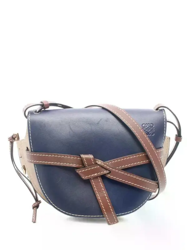 Loewe Small Gate Shoulder Bag - Neutrals