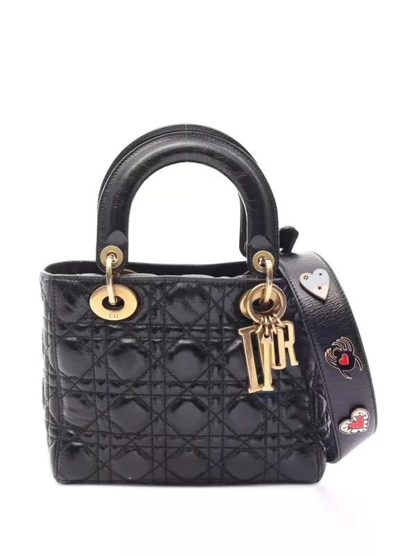 Dior Small Lady My Abcdior Tote Bag - Black