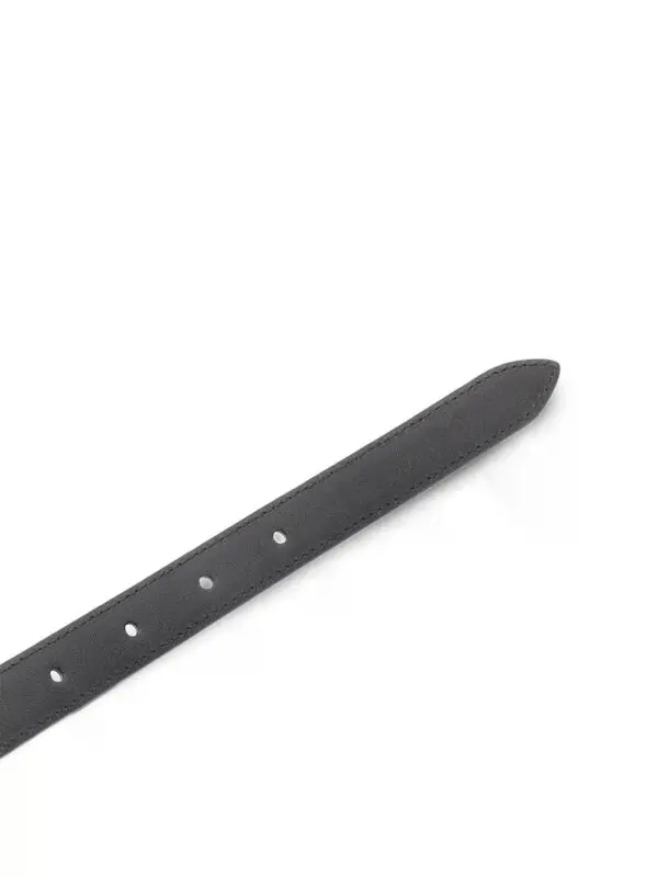 Fendi Leather Ff Logo Belt