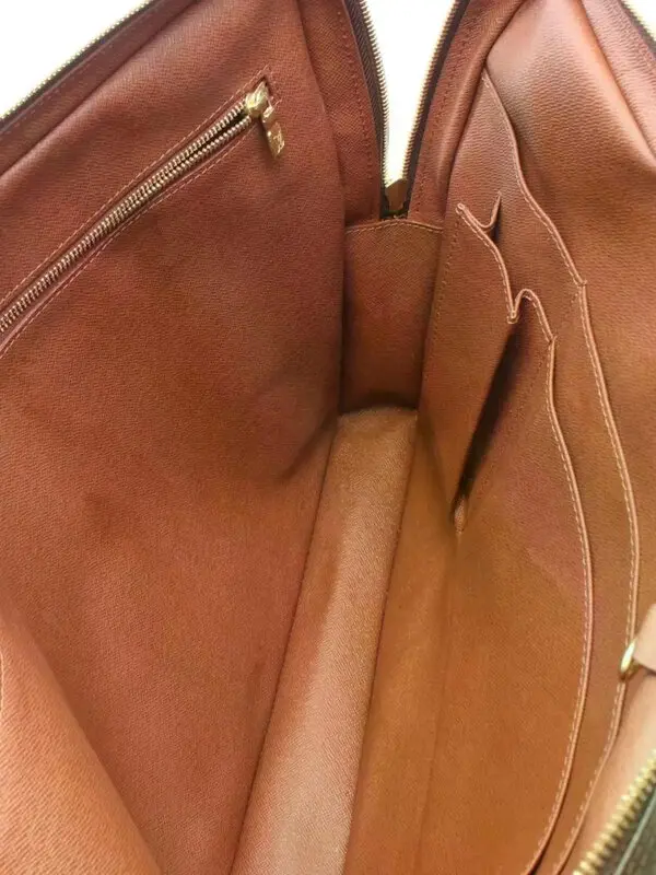 LOUIS VUITTON Monogram Canvas Porte-documents Voyage Briefcase - Brown