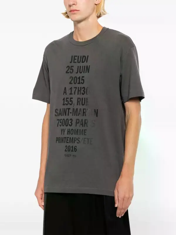 Yohji Yamamoto Invitation T-shirt