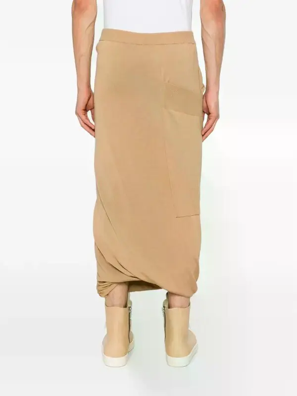 ROT Trap Button-up Wool Midi Skirt