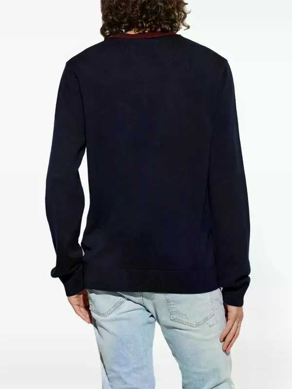 Dsquared2 College Logo-patch Wool Sweater