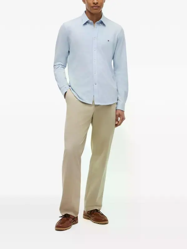 Tommy Hilfiger Button-down Long-sleeve Shirt - Blue