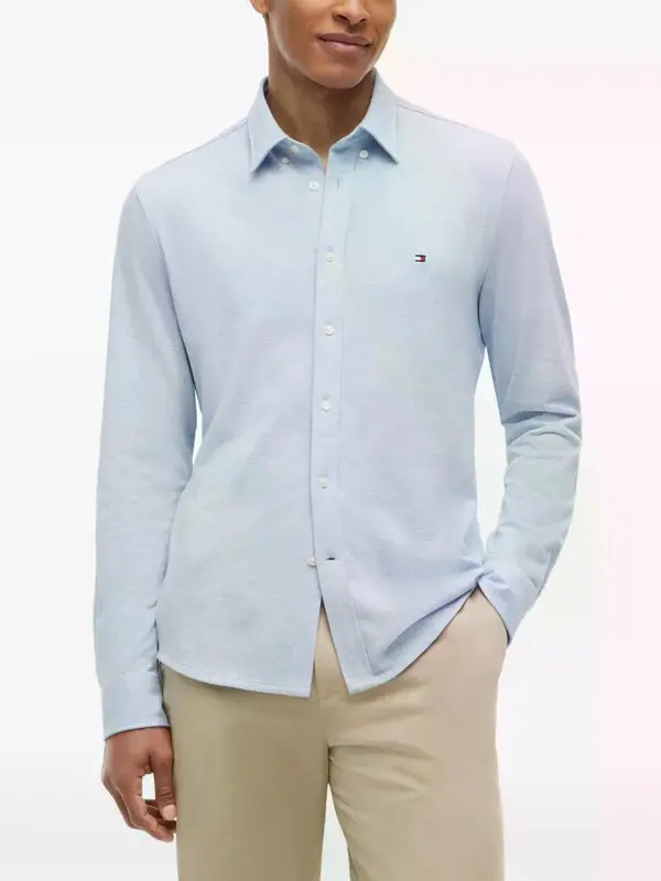 Tommy Hilfiger Button-down Long-sleeve Shirt - Blue