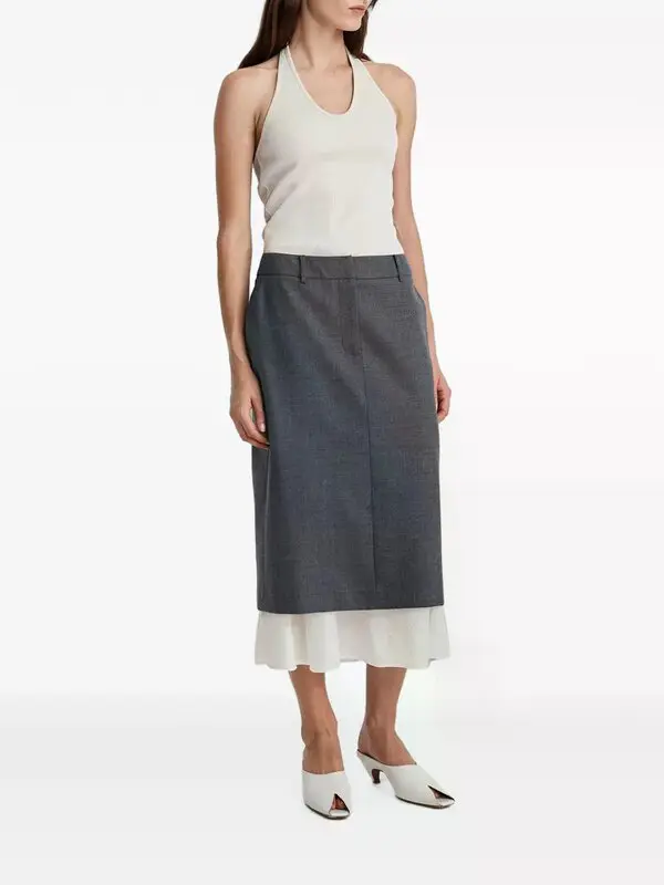 Anna Quan Rachelle Layered Midi Skirt