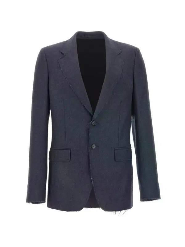 MAISON MARGIELA Frayed Single-breasted Blazer